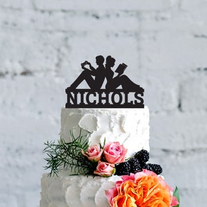 Video gamer book themed wedding book lover gaming last name | Etsy