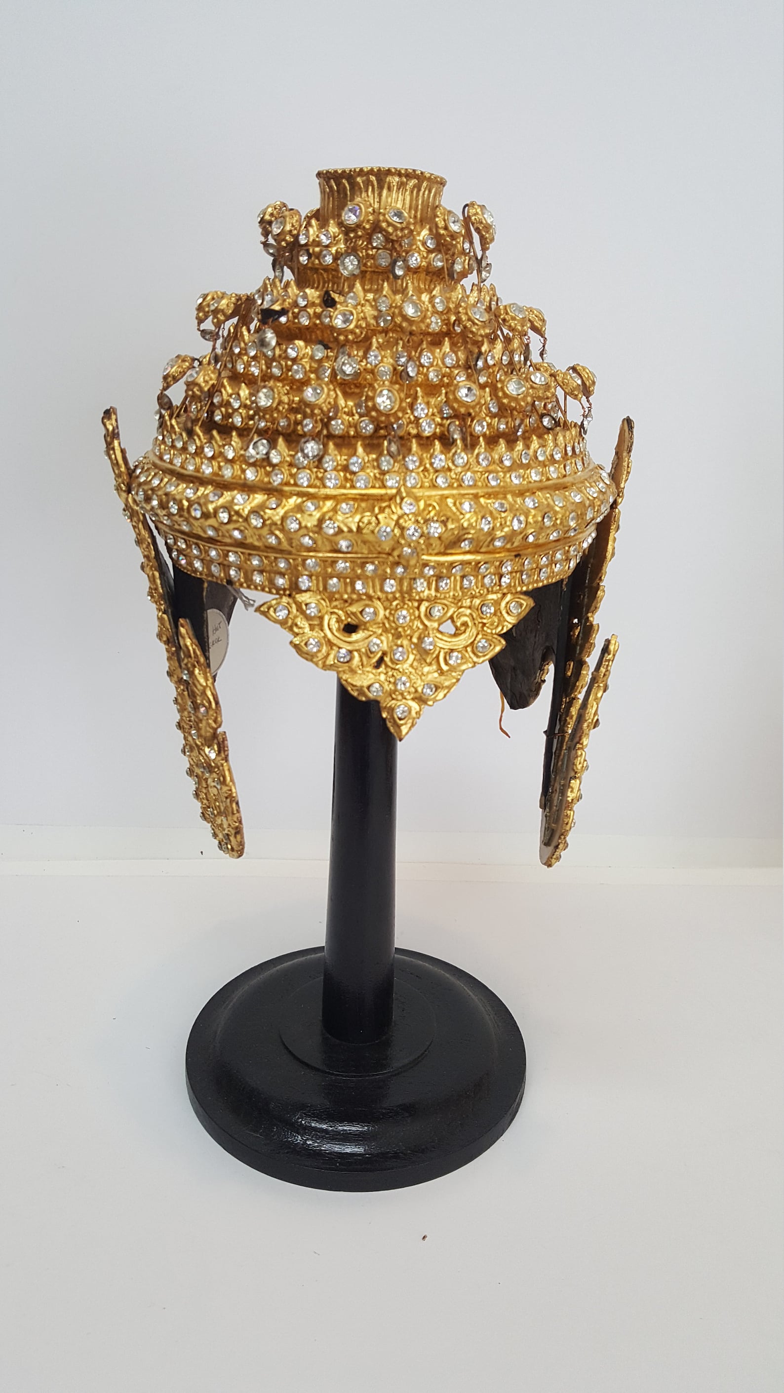 Traditional Thai Dance Headdress With Headpiece and Two Gold Towers - Etsy