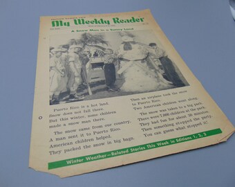 Weekly Reader | Etsy