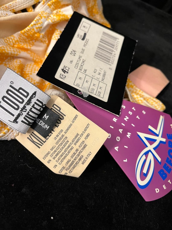 RARE Vintage 90s KILLER LOOP- Sunshine yellow gingham… - Gem