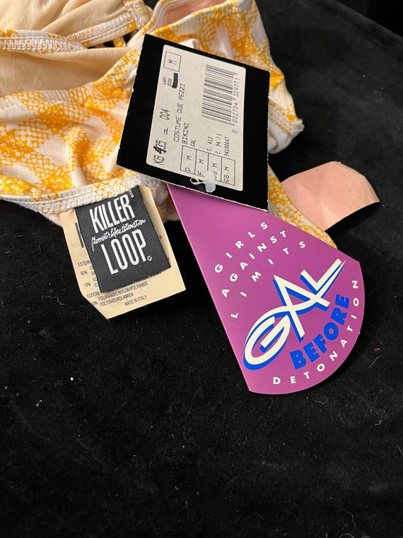 RARE Vintage 90s KILLER LOOP- Sunshine yellow gingham… - Gem