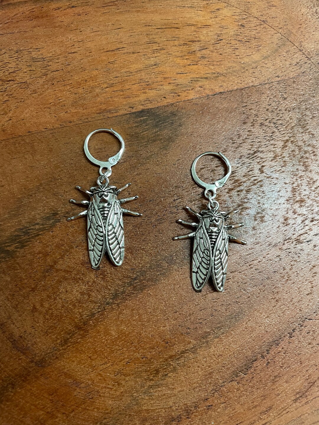 Cicada Charm Earrings | in Ear and Clip Ons Available | Insect, Goth ...