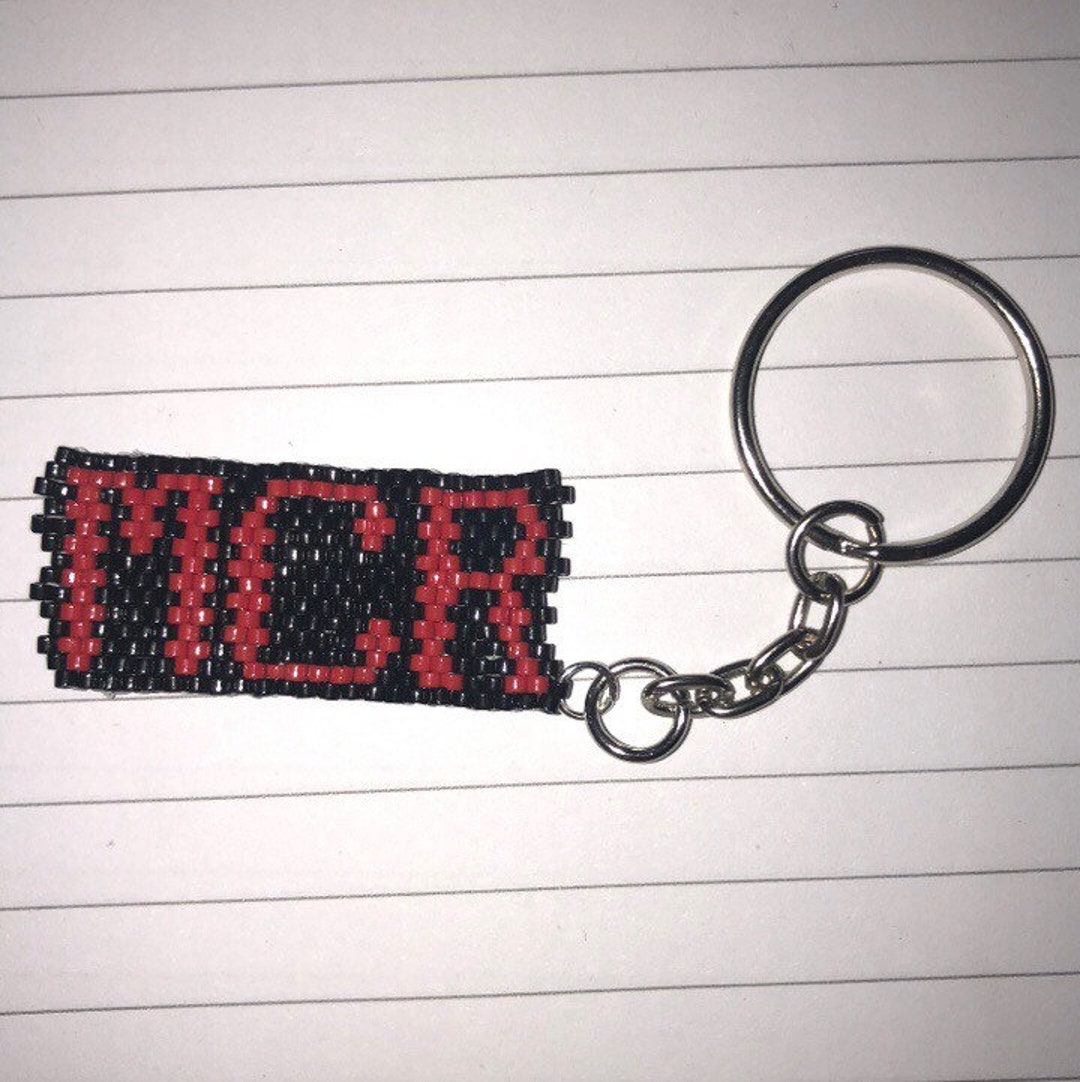 My Chemical Romance Beaded Keyring - Etsy