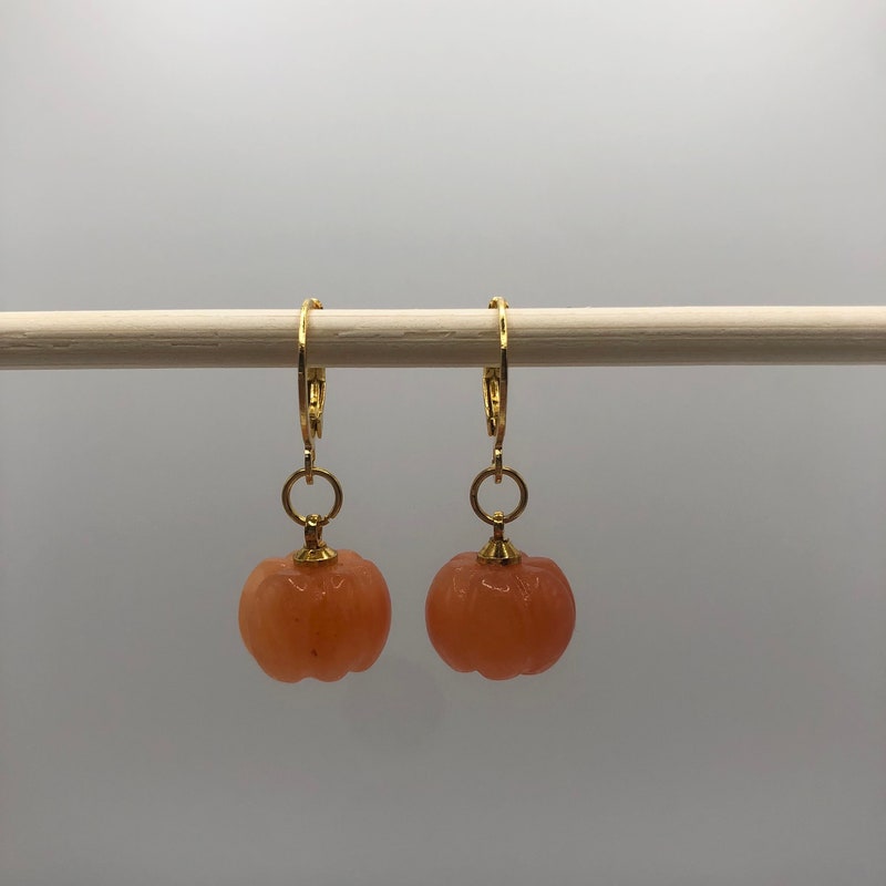 Pumpkin Hoop Charms - Etsy UK