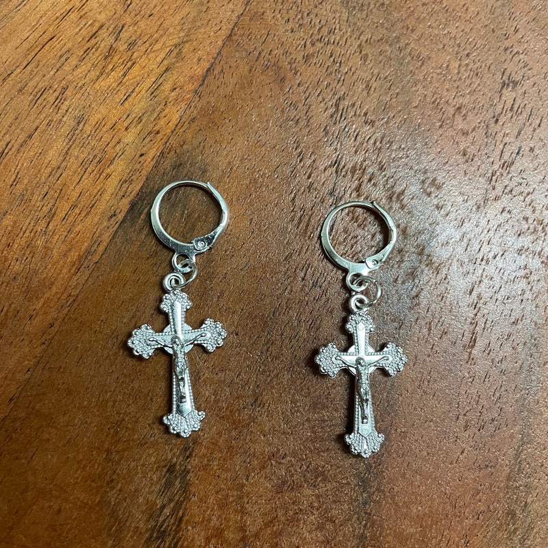 Y2k Jesus Cross - Etsy UK