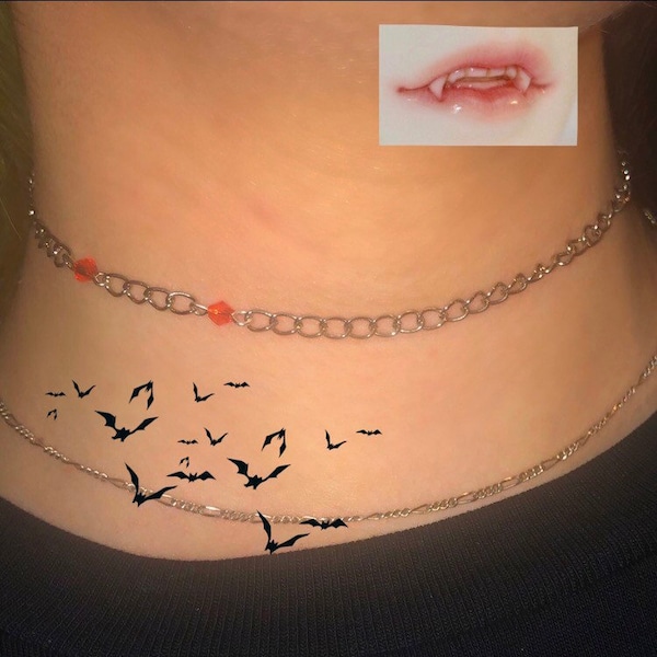 Vampire Bite Choker - Etsy