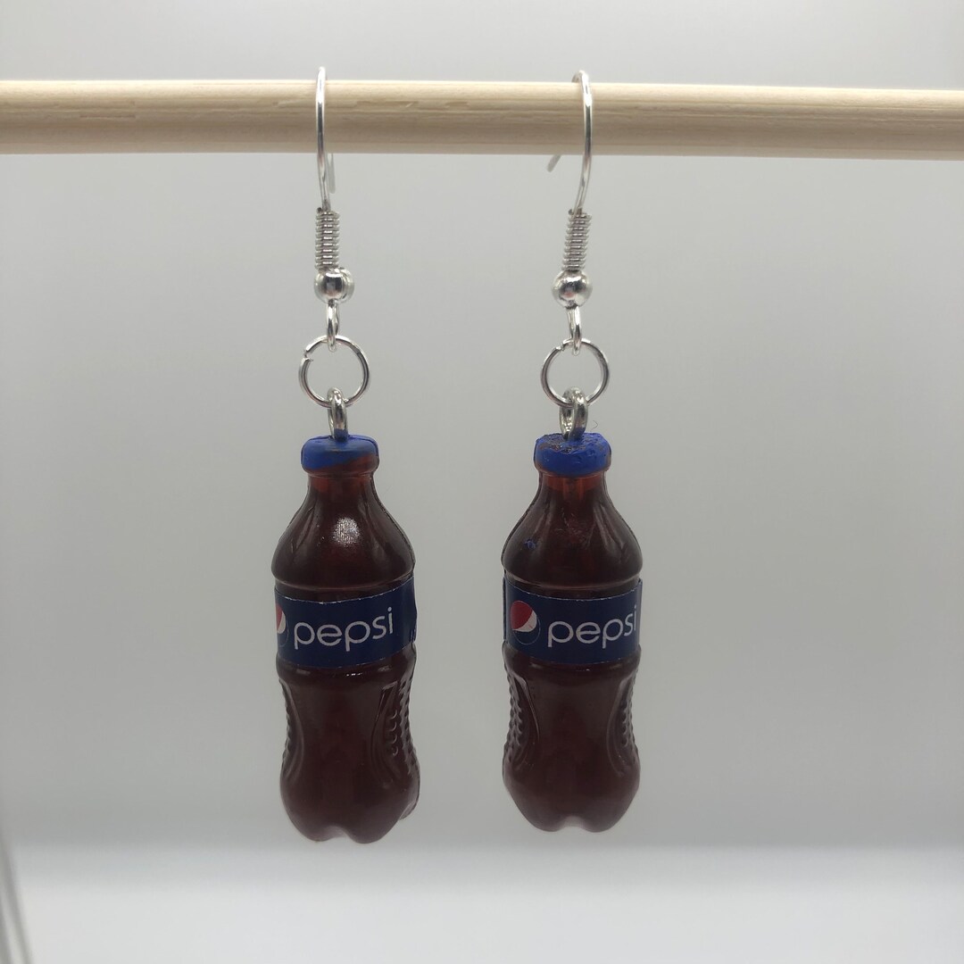 Pepsi Bottle Earrings | in Ear and Clip Ons Available | Foodie, Pop ...
