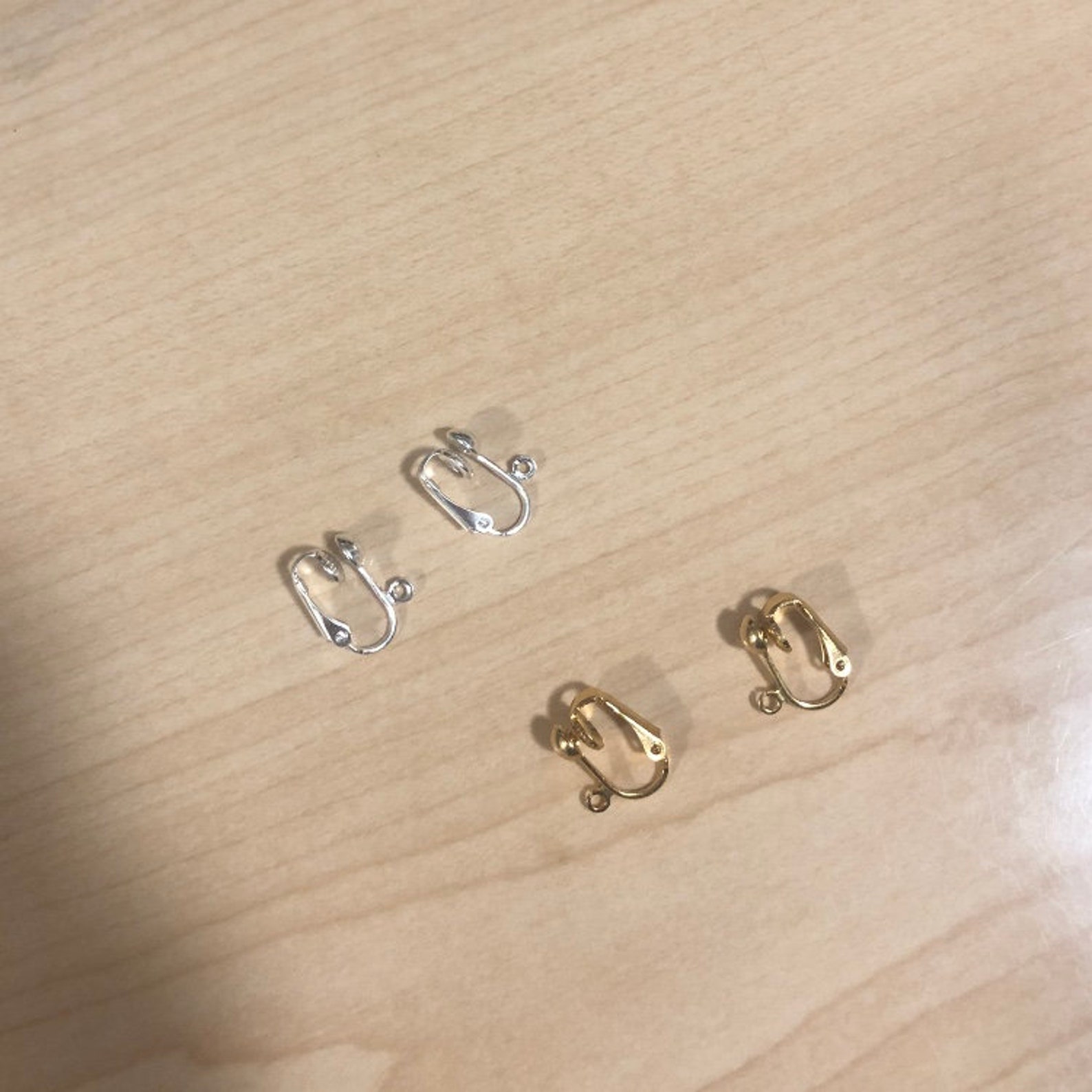 Square Spike Charm Hoop Earrings | in Ear and Clip Ons Available | Goth ...