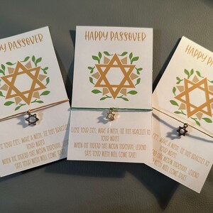 Passover- Happy Passover - Jewish Holiday- Seder Place Setting Gift ...