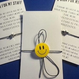 Wish Bracelets for Staff Appreciation – Bulk Employee Gifts, Thank You ...