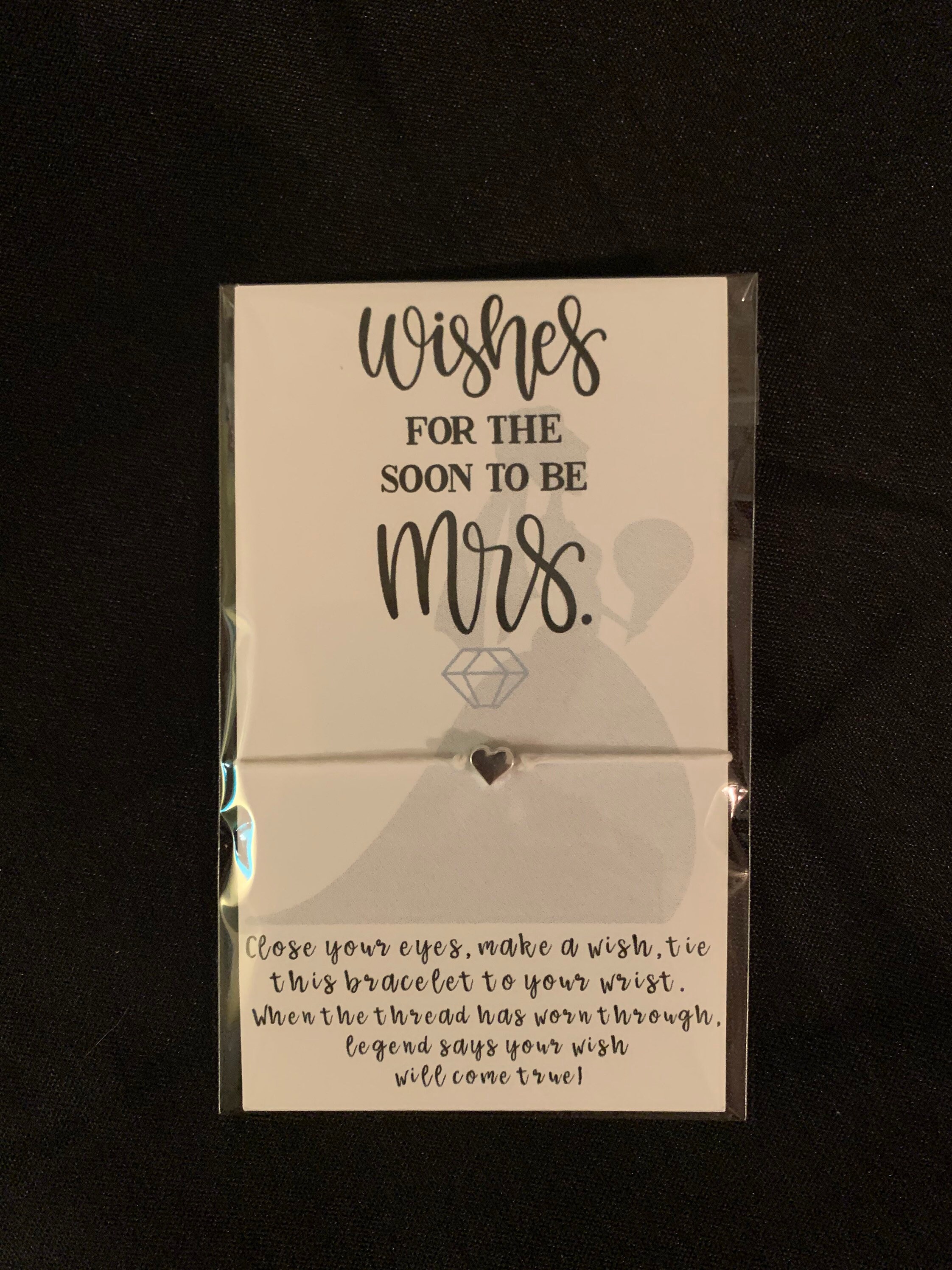 Wishes for the soon to be Mrs.bride to be | Etsy