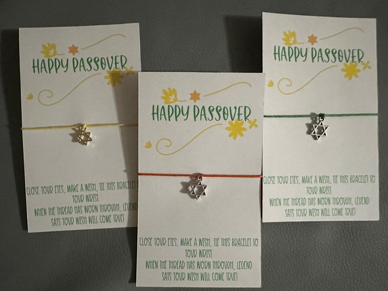 Passover- Happy Passover - Jewish Holiday- Seder Place Setting Gift ...