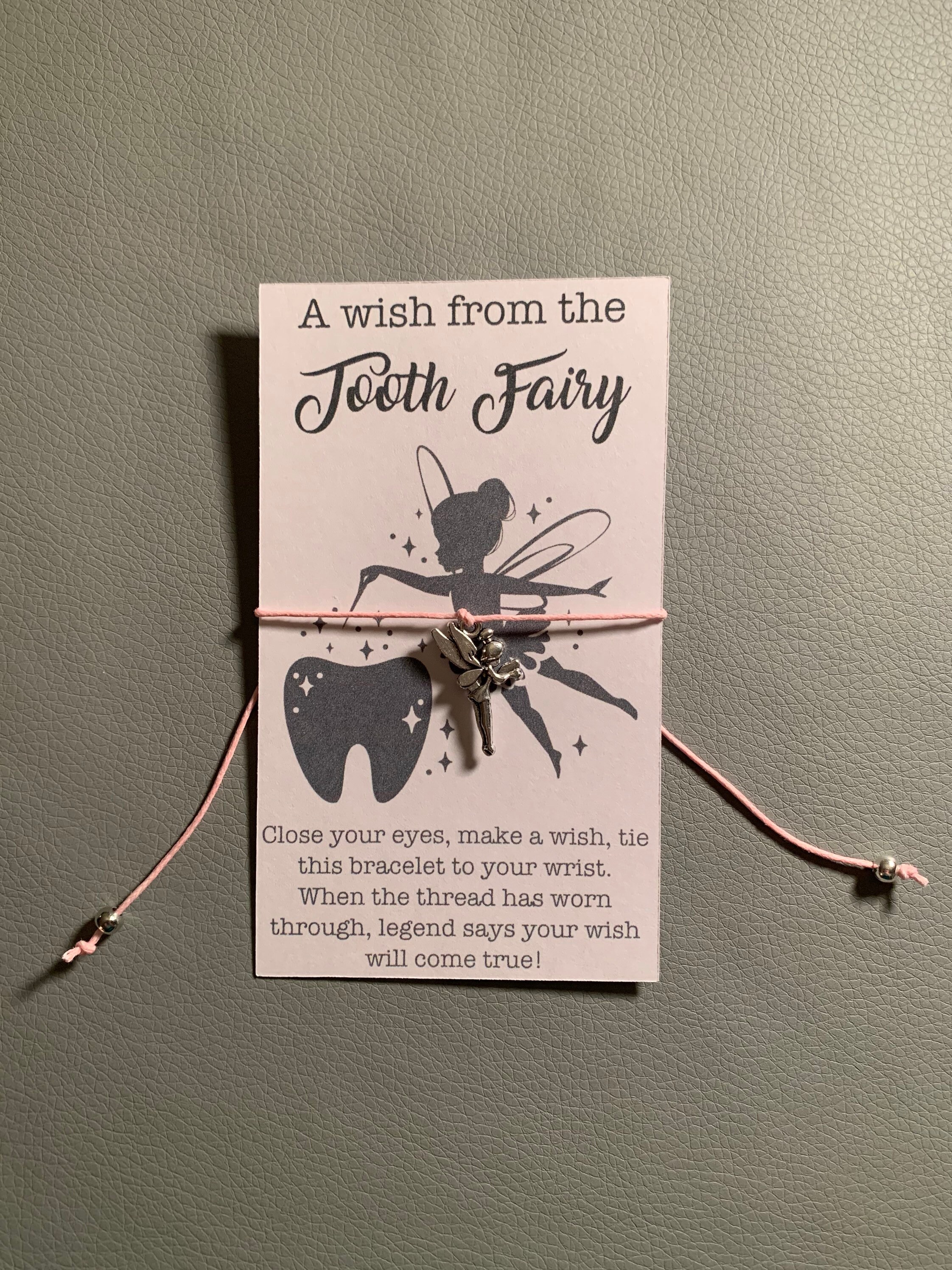 Wish From the Tooth Fairy Losing a Tooth First Tooth Fairy - Etsy