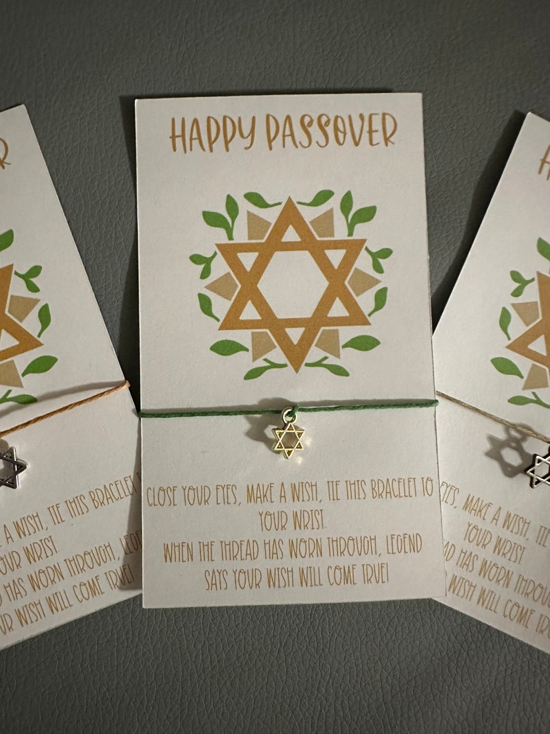 Passover- Happy Passover - Jewish Holiday- Seder Place Setting Gift ...