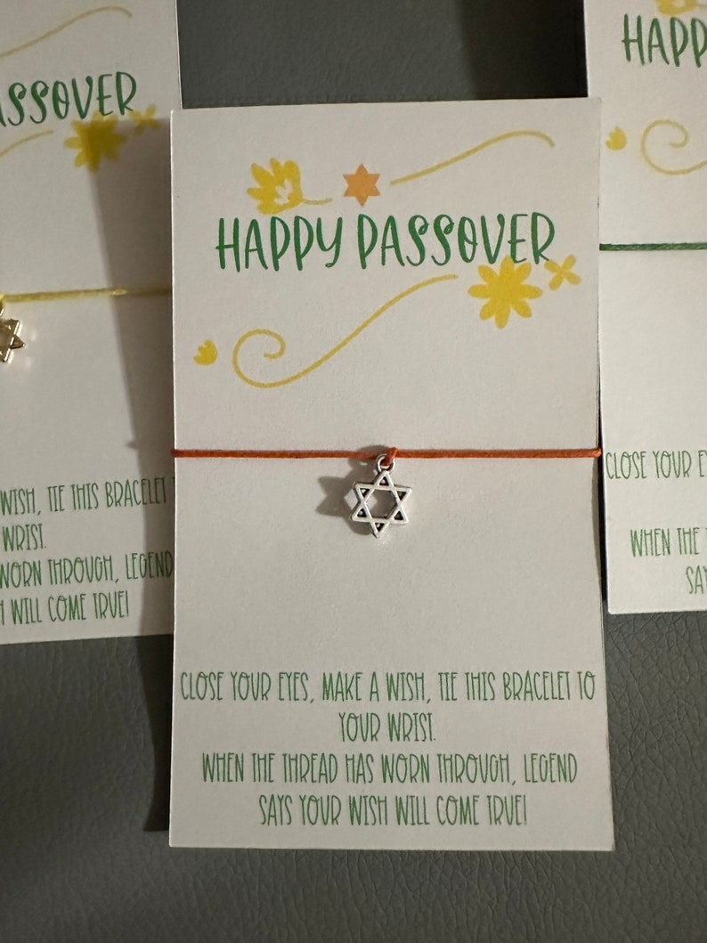 Passover- Happy Passover - Jewish Holiday- Seder Place Setting Gift ...