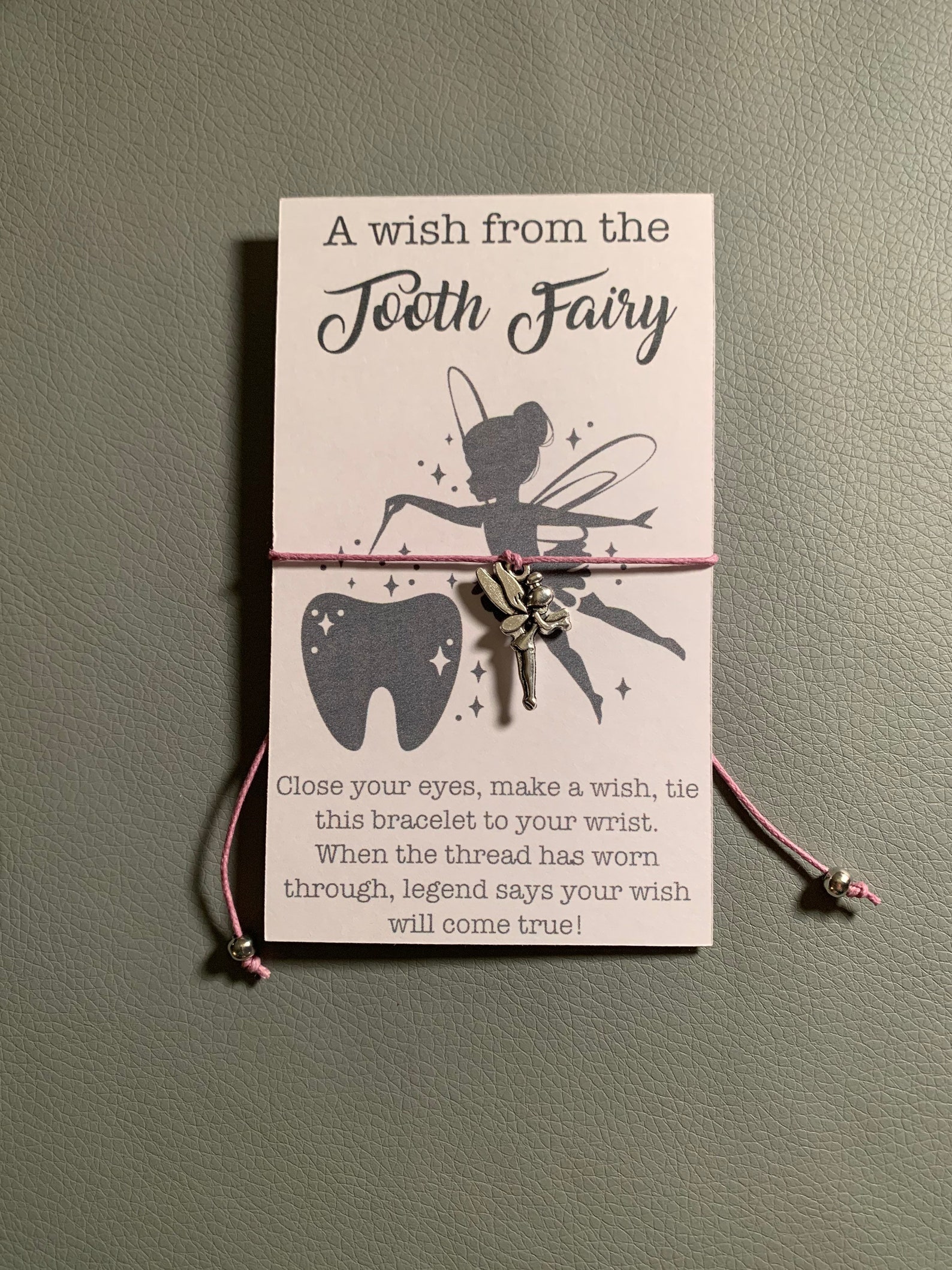 Wish From the Tooth Fairy Losing a Tooth First Tooth Fairy - Etsy