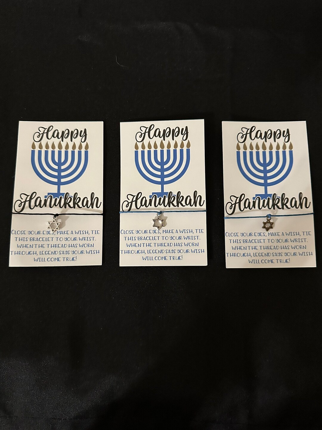 A Hanukkah Wish Bracelet- Chanukah Wish - Thinking of You - Happy ...