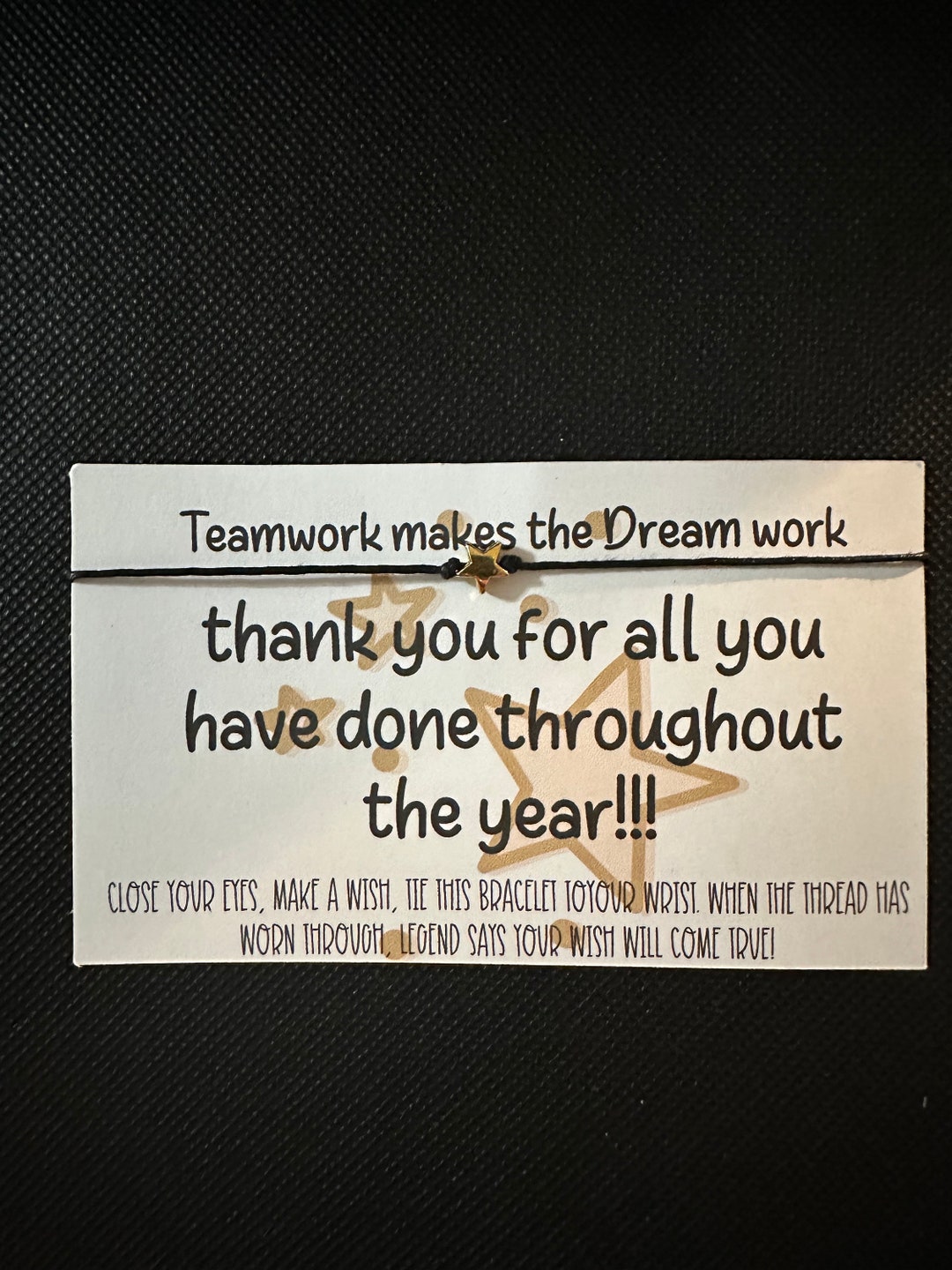 Teamwork Makes the Dream Work - Employee Appreciation Gift - Thank You ...