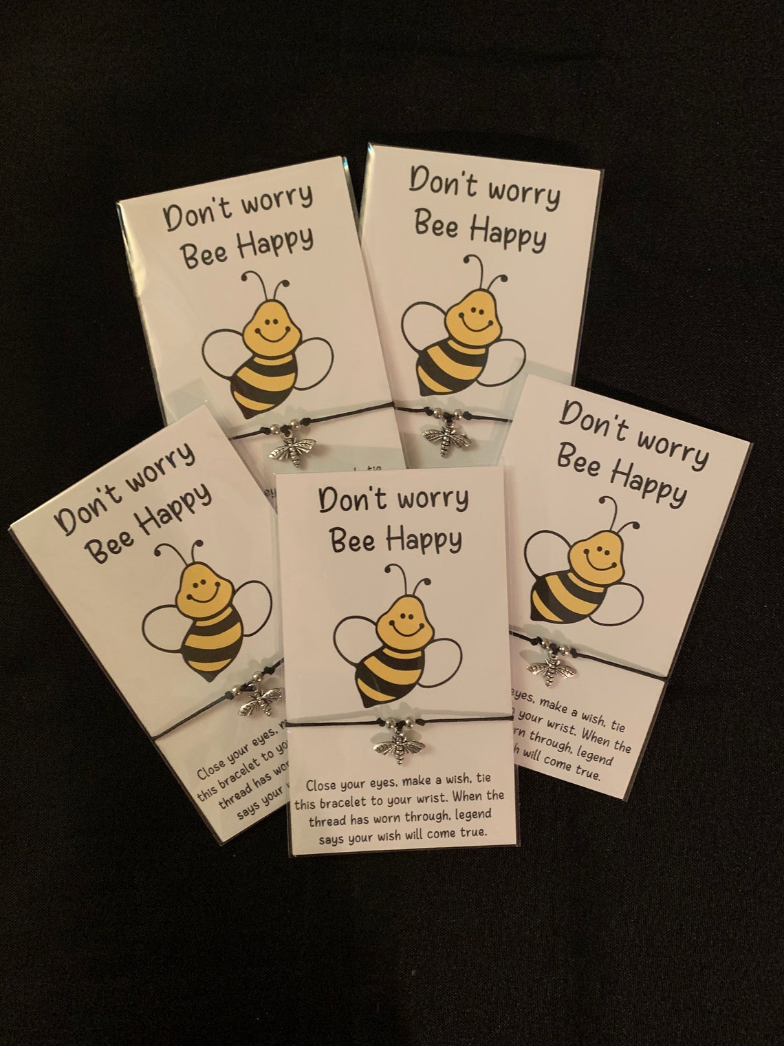 Don’t Worry Bee Happy - Be Happy - Motivate- Thinking of You- Cheer Up ...