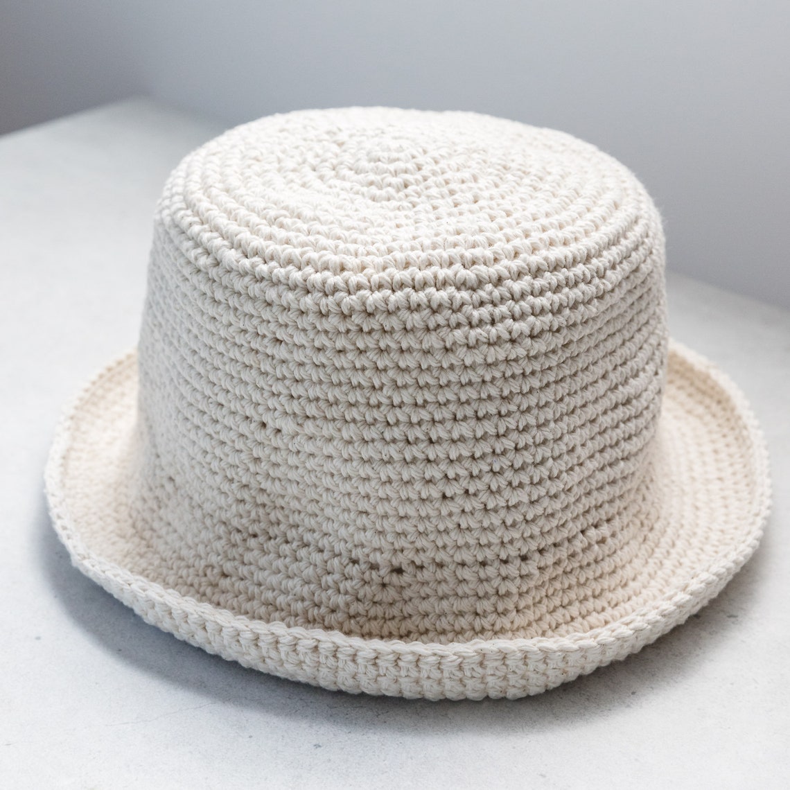 Easy Crochet Bucket Hat Pattern Cotton Crochet Bucket Hat - Etsy