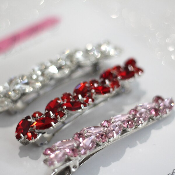 Diamond Hair Clip - Etsy