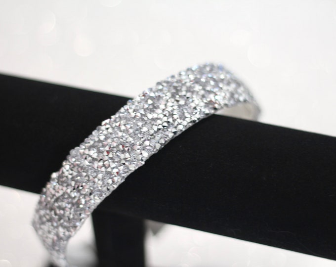 Silver & Rainbow-unique Rhinestone Crystal Bling Rock Sparkly - Etsy