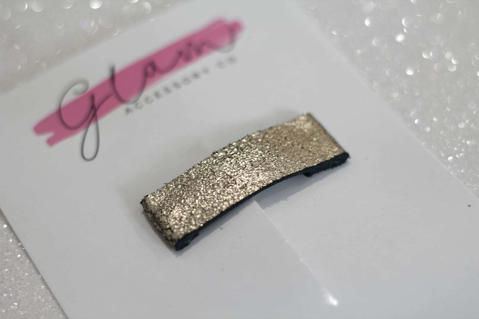 Light Gold Champagne Snap Clip-natural Animal Genuine Real - Etsy