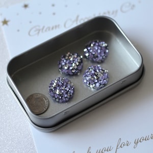 Mini Rhinestone Fridge Magnet Set-photo Picture-silver-black-bling ...