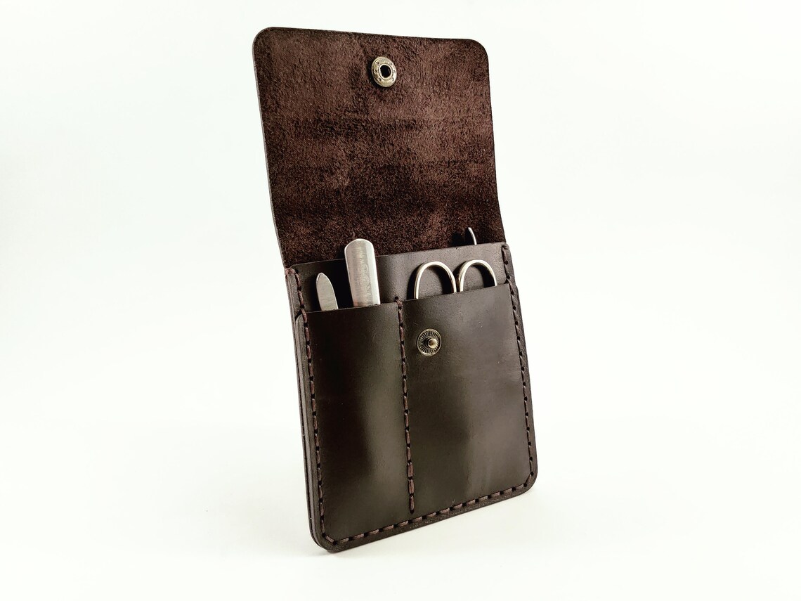 Leather Tweezer Pouch,manicure Tool Case,personalized Manicure Case ...