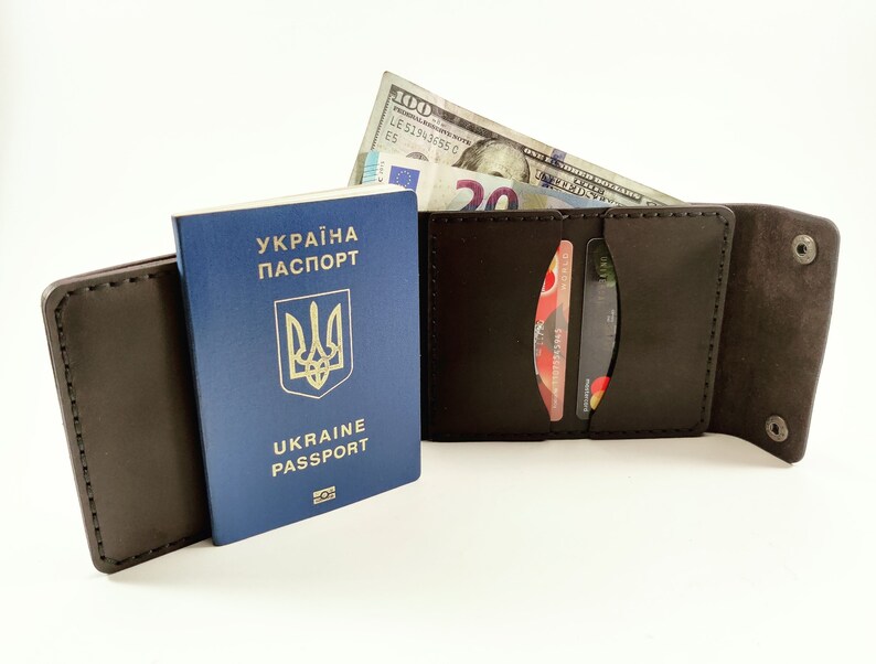 Travel Document Holder Organizer, Leather Passport Wallet Personalized ...
