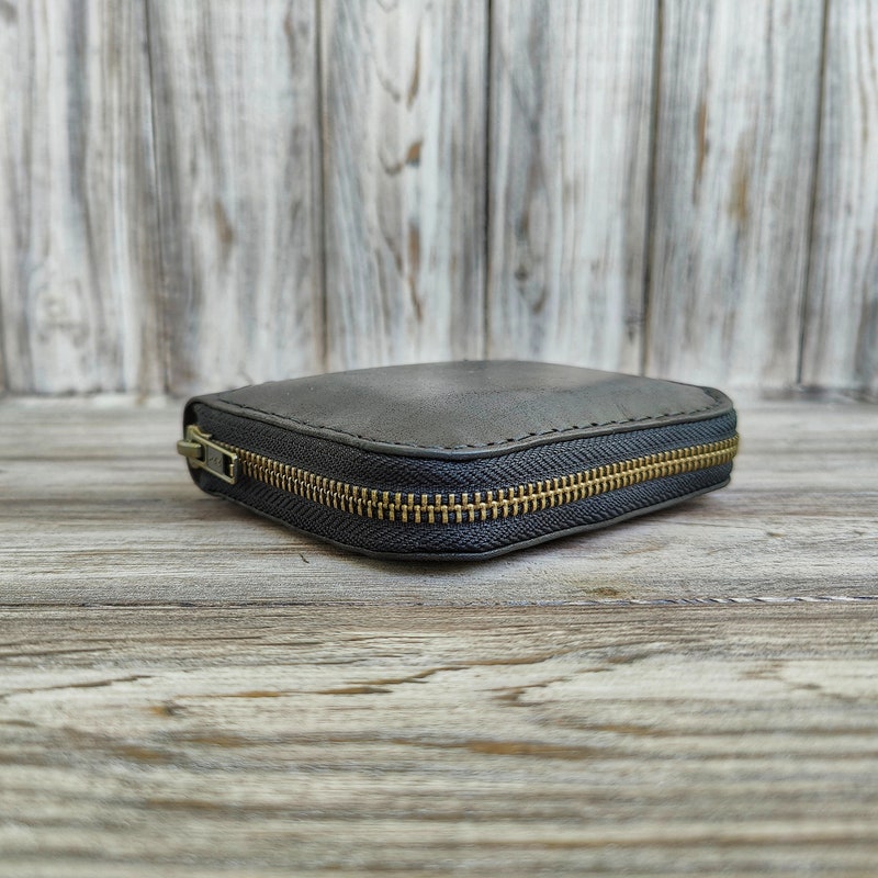 Leather Zipper Case - Etsy