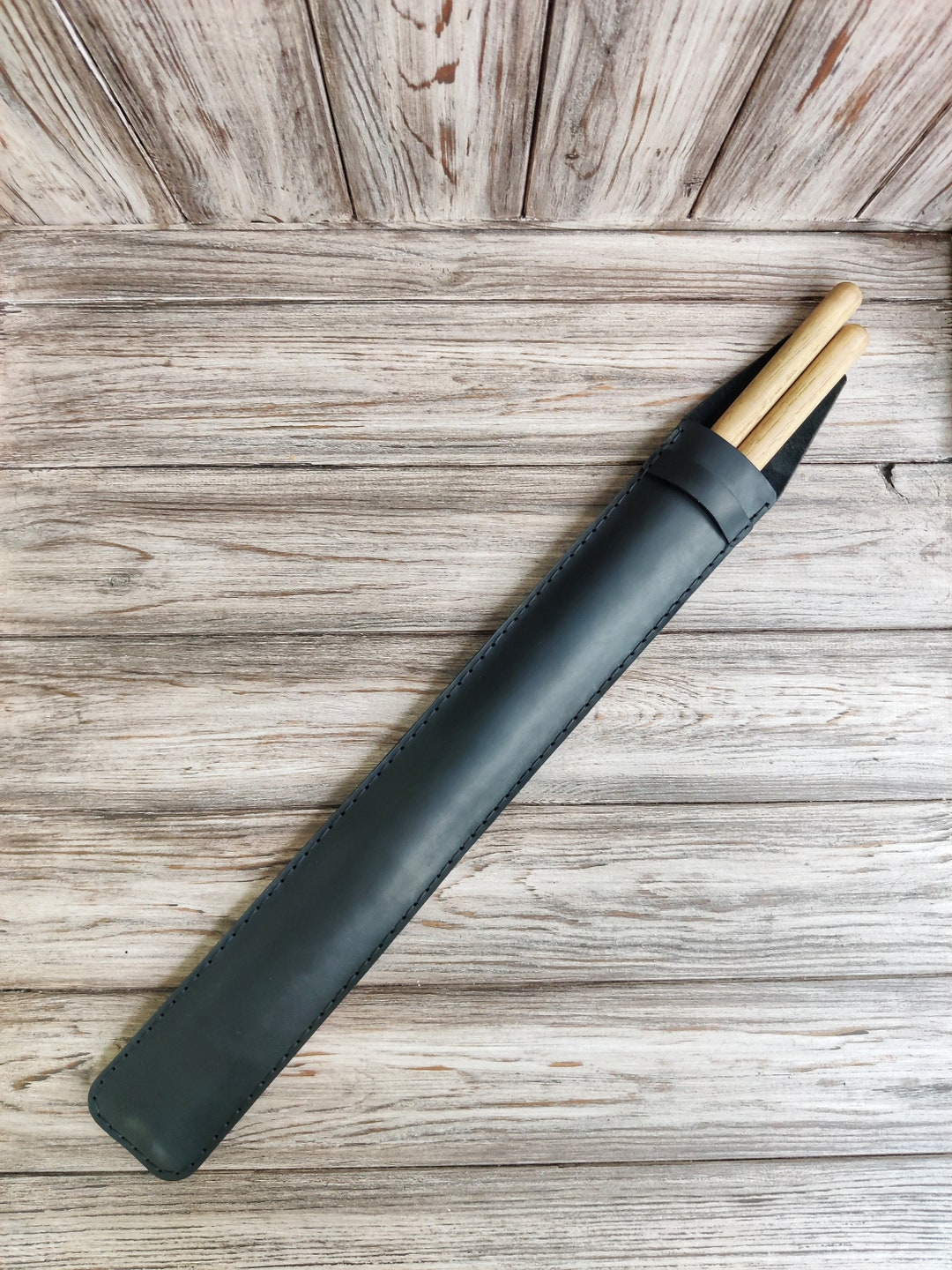 Personalized Leather Drumstick Holder, Gift for Drummer, Gift for ...