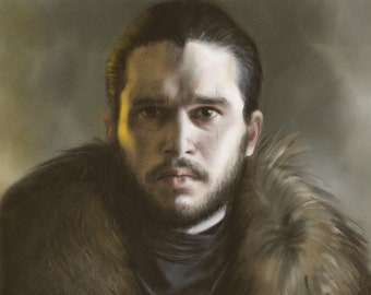 Jon Snow Game of Thrones Sticker Clipart Chibi (Instant Download) - Etsy