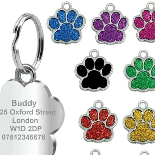 Quality Engraved Dog Tag Pet ID Tags Free Personalised - Etsy UK