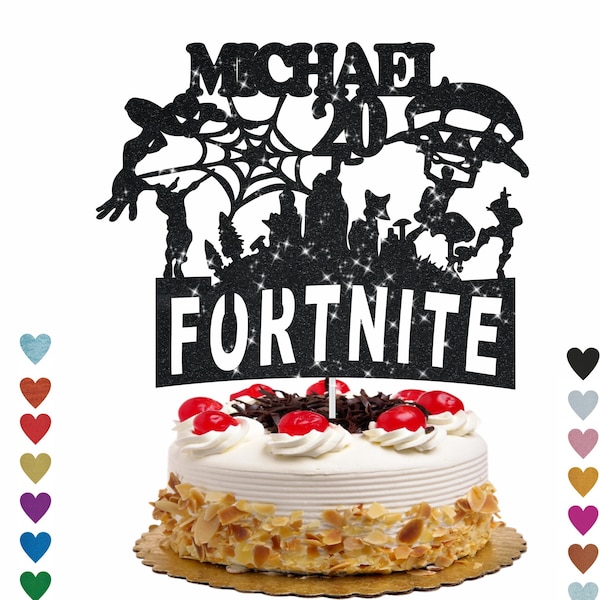 Fortnight Cake Topper - Etsy UK