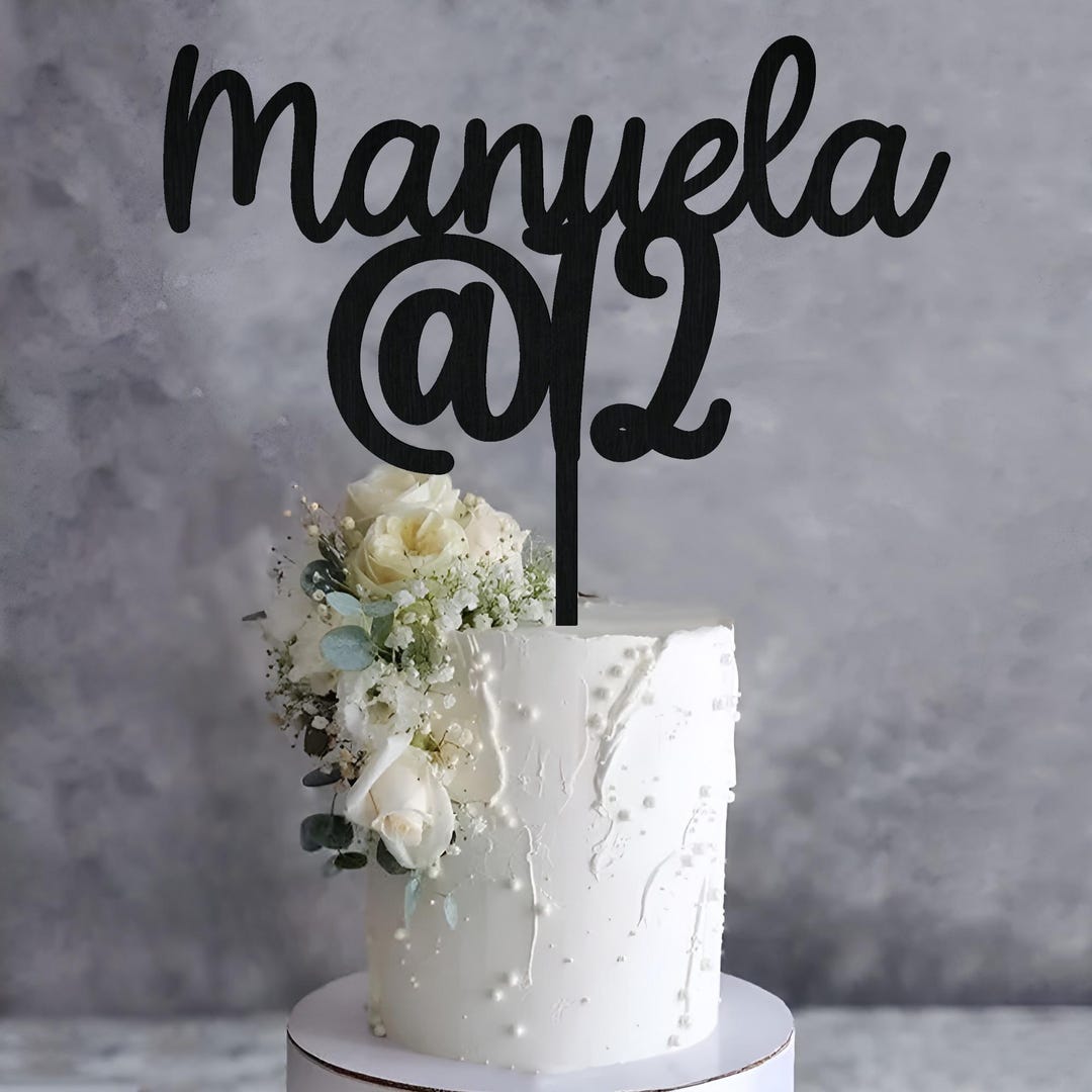 Wooden Custom Happy Birthday Cake Topper Birthday Cake Topper Birthday ...