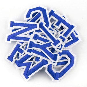 Colourful Letters Alphabet Color Letter Patch Patches Clothes Iron on ...