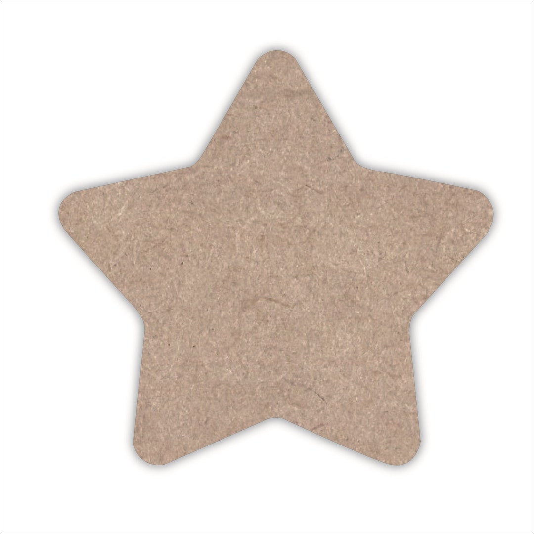 Wooden Plywood Stars Laser-cut Craft Supplies Wooden Stars - Etsy