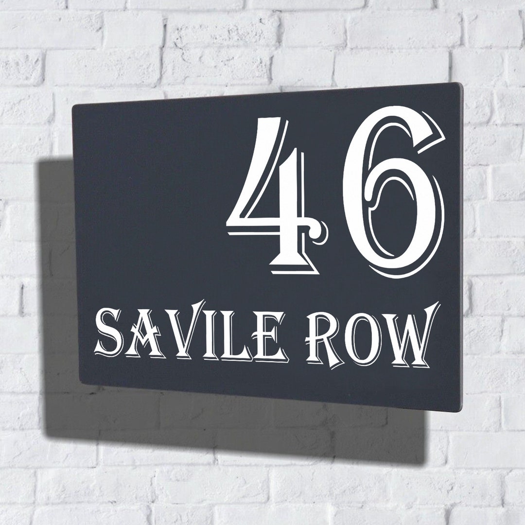 Personalised Floating House Sign Acrylic House Sign Door Numbers 1 999 ...