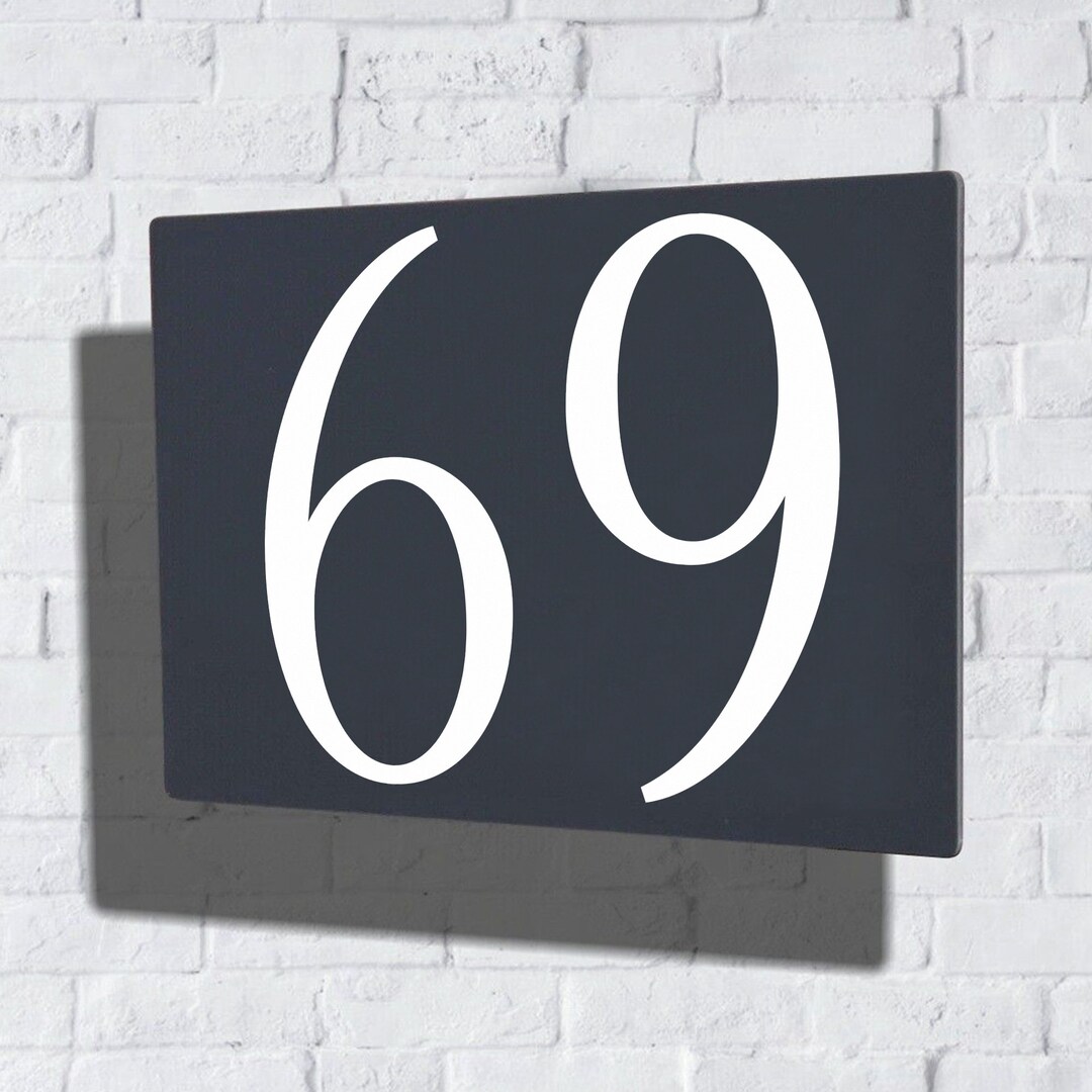 Floating Door Numbers 1 999 House Signs Plaques Personalised - Etsy