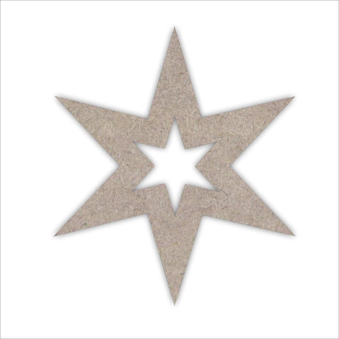 Wooden Star Shapes, Star Crafts, Wooden Stars, Christmas Decoration ...