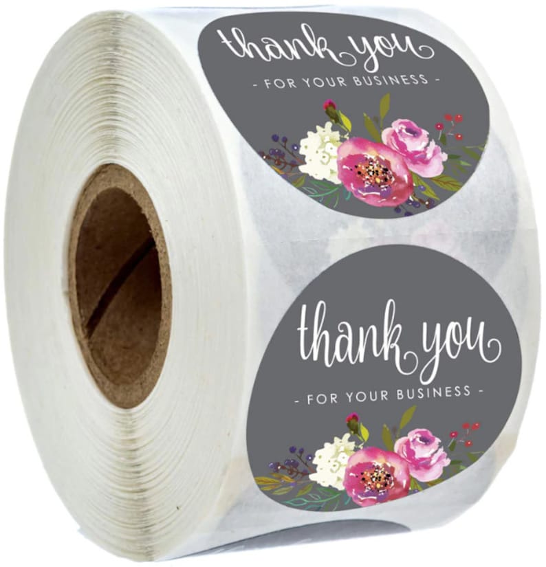 Thank You Stickers Thank You for Your Purchase Label Thank You - Etsy UK