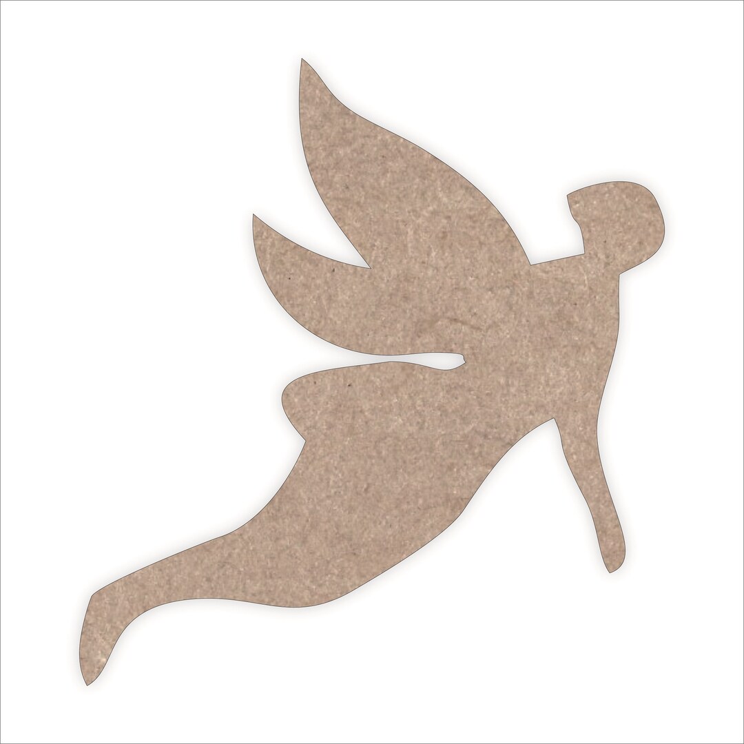 MDF Wooden Flying Fairies Craft Shapes 3mm Plywood Fairy MDF Craft ...