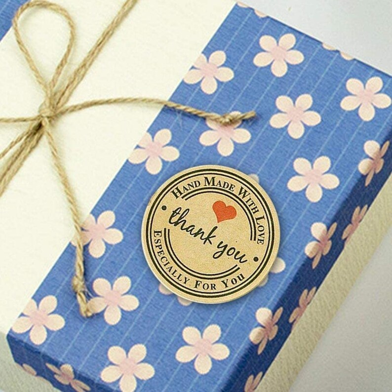 Handmade With Love Specially for You Stickers Order - Etsy UK