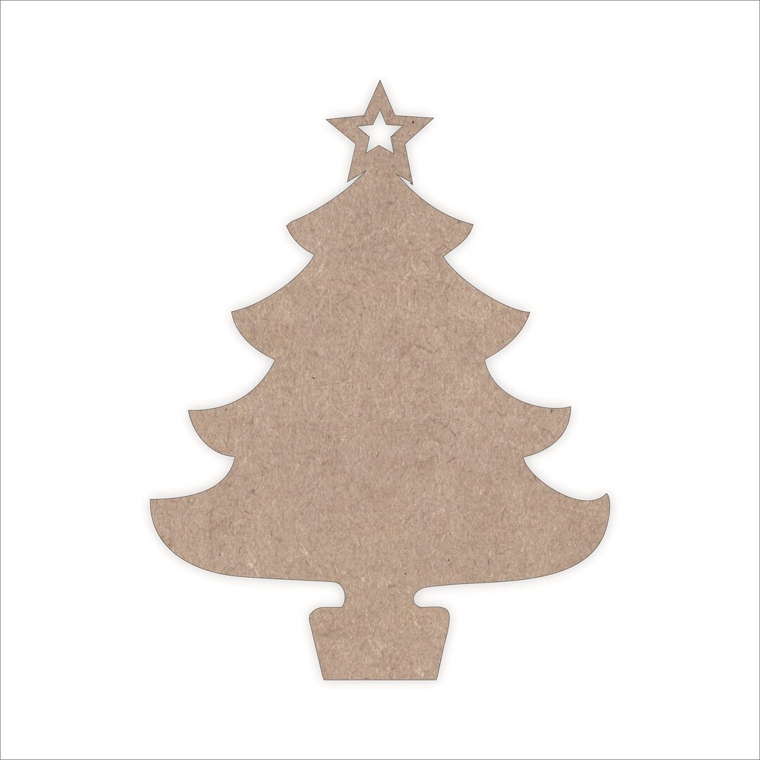 Christmas Treediy Wooden Tree Shape, Wood Shape Crafting Room ...