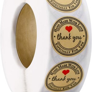 Handmade With Love Specially for You Stickers Order Professional ...