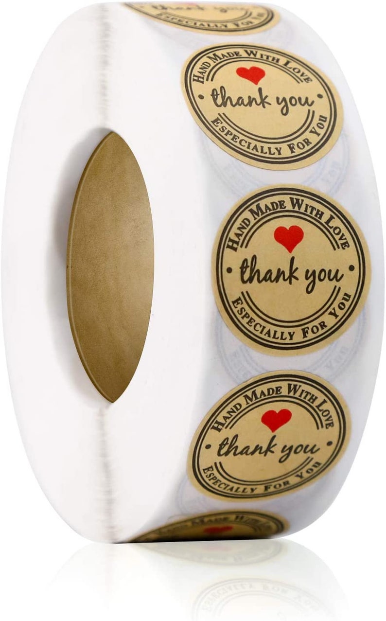 Handmade With Love Specially for You Stickers Order - Etsy UK