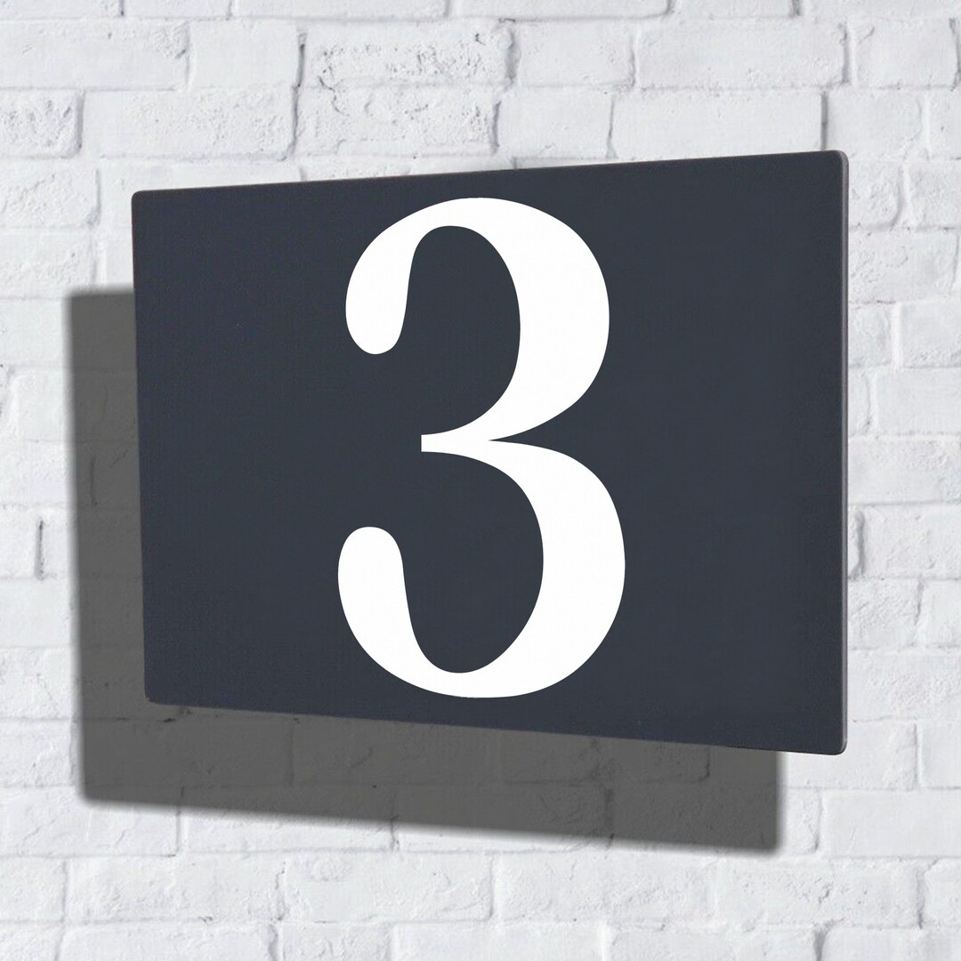 Personalized House Number Sign Modern House Numbers Custom Acrylic ...