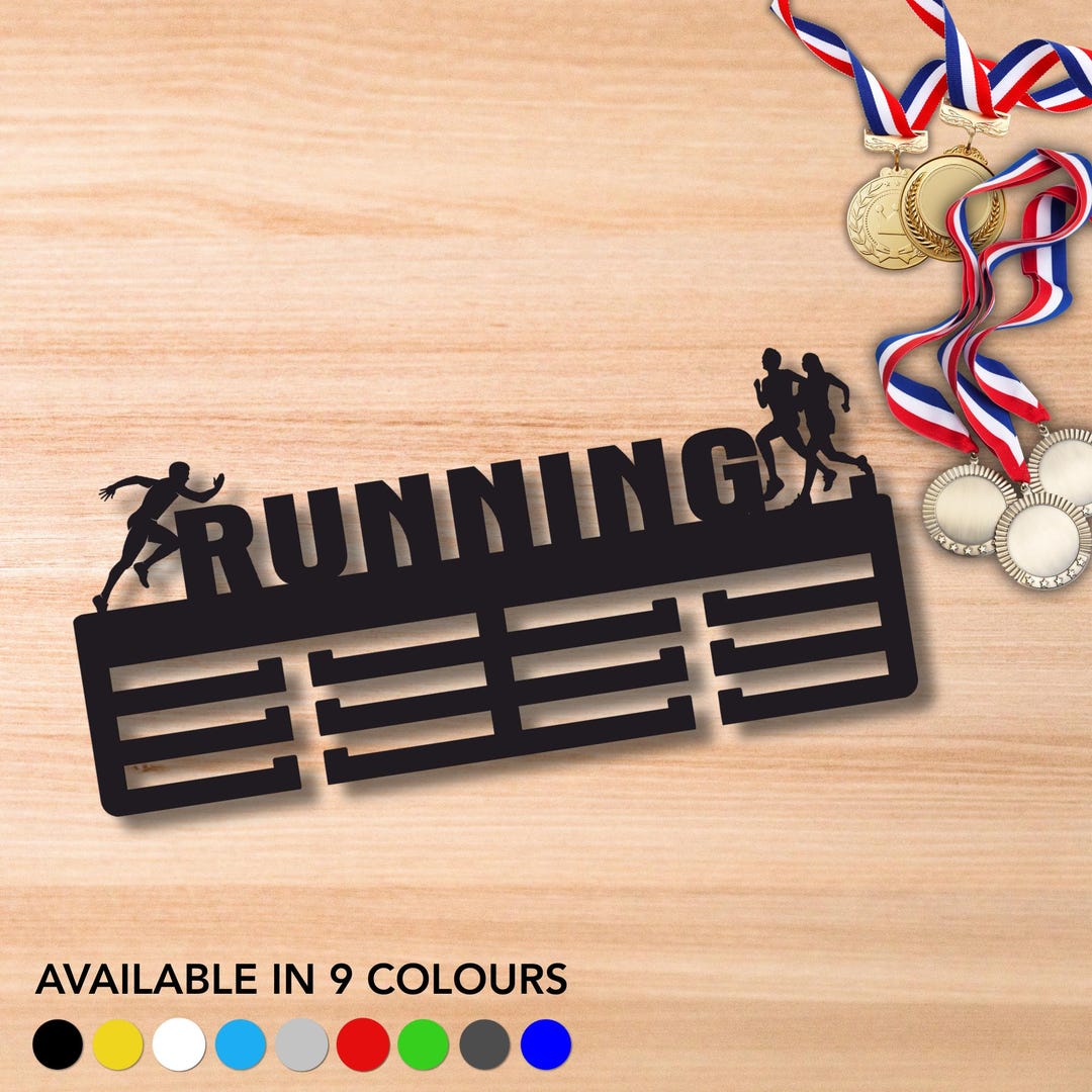 Running Medal Hanger, Wall Display Rack , Acrylic Medal Holder, Award ...