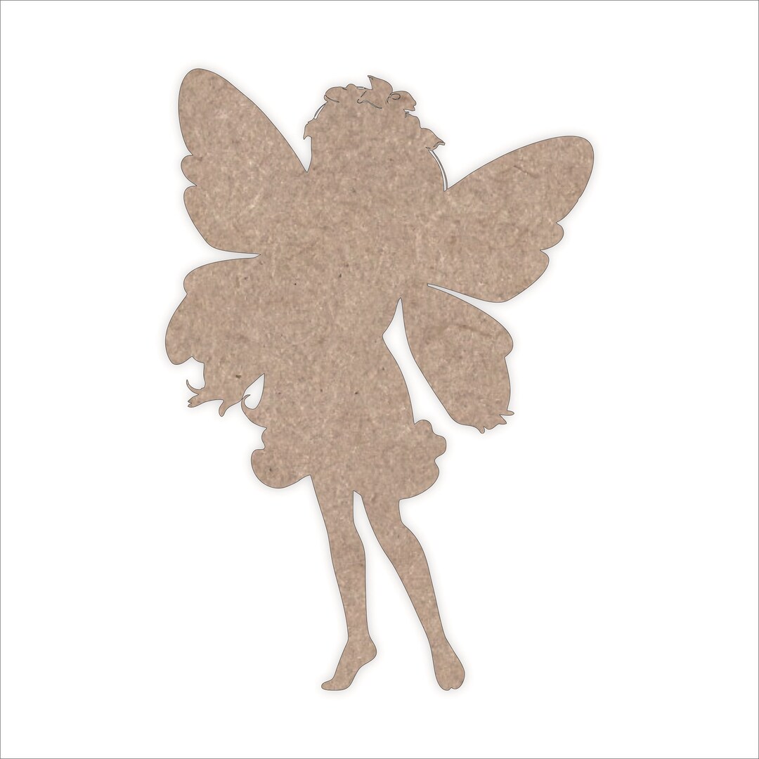 Fairy Fairies 3mm Wood Craft Embellishments Laser Cut Shape MDF ...